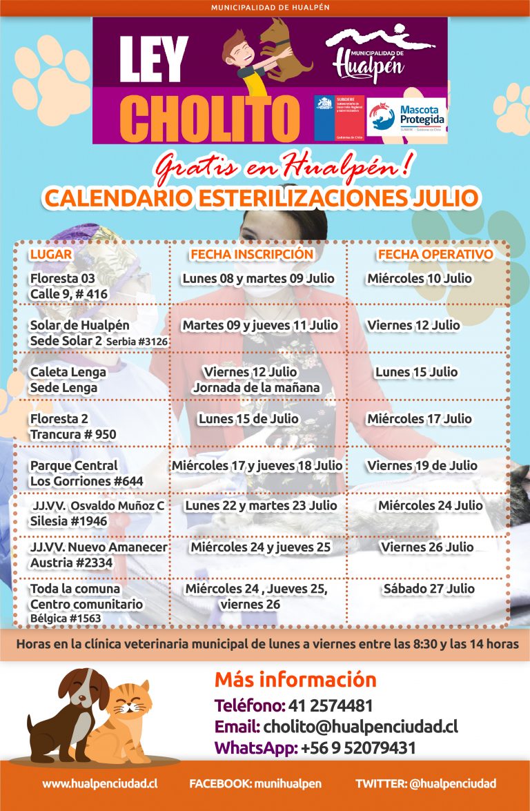 LEY CHOLITO – Municipalidad de Hualpén LEY CHOLITO – Municipalidad de Hualpén